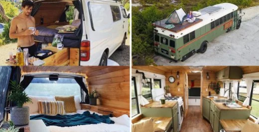 15 casas móveis incríveis feitas de uma van ou caminhão. O sonho de ...