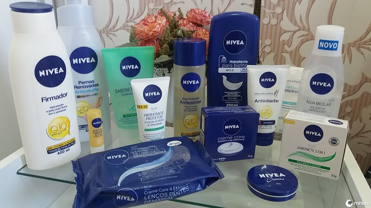Produtos Nívea: pele incrível com amostras grátis - Minilua