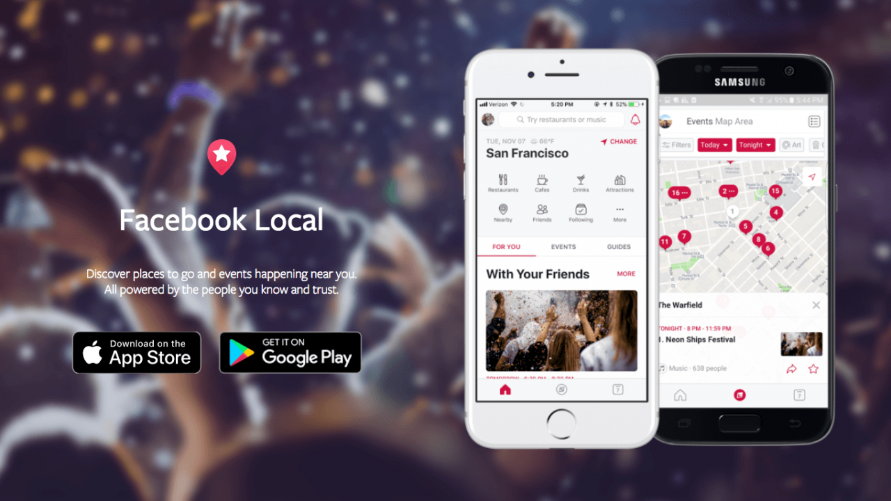 Descubra eventos e lugares para ir perto de você com o Facebook Local ...